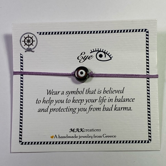 M.K.A | Jewelry | Good Luck Eye Charm Bracelet | Poshmark